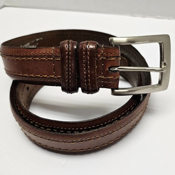 Remo Tulliani | Accessories | Mens Brown Belt Italian Saddle Leather ...